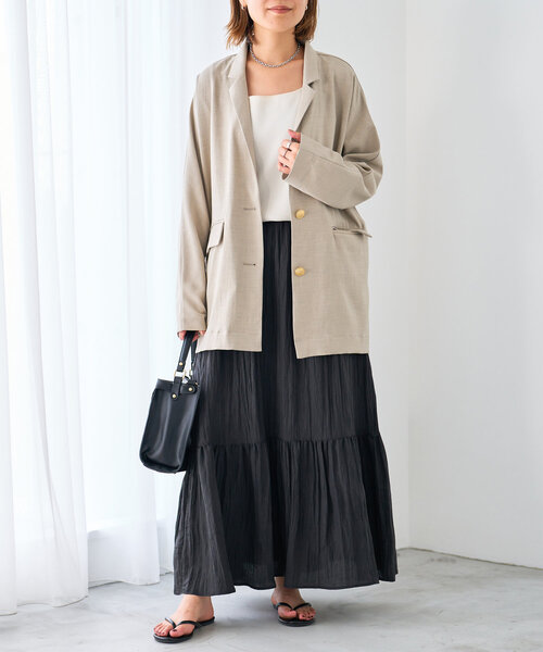 un dix cors（アンディコール）の「ヴィンテージシワ加工スカート（スカート）」 - WEAR