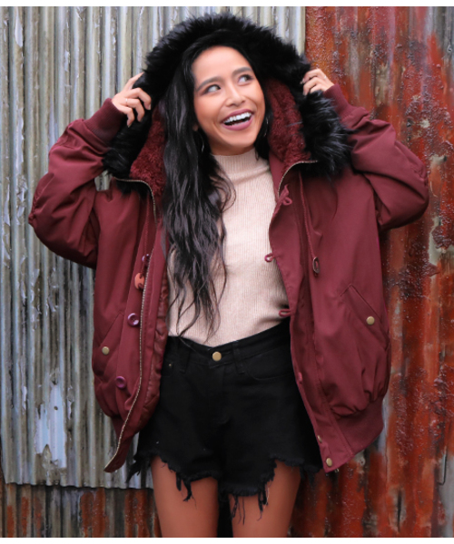 ANAP（アナップ）の「ボアフードN2Bブルゾン（ミリタリージャケット）」 - WEAR