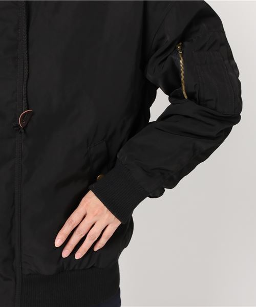 ANAP（アナップ）の「ボアフードN2Bブルゾン（ミリタリージャケット）」 - WEAR