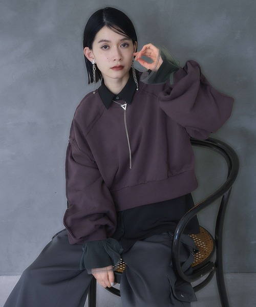 HARE（ハレ）の「2WAYビンテージライクスウェット(HARE)（スウェット）」 - WEAR