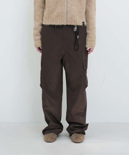 Padded Cargo Pants (Brown)（その他パンツ）｜YUNSE（ユンセ）のファッション通販 - ZOZOTOWN