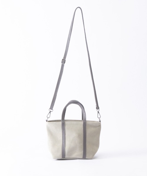 MARLON FIRENZE（マーロンフィレンツェ）の「MARLON FIRENZE/2Way Ex.Mini Tote Bag Suede ...