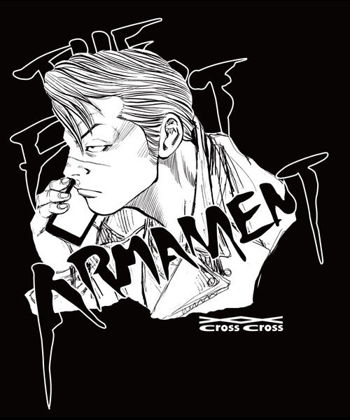 COLLARS（カラーズ）の「【CROWS&WORST】村田十三CrossCrossTシャツ（Tシャツ/カットソー）」 - WEAR