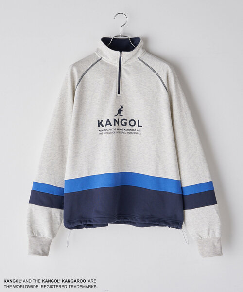 KANGOL（カンゴール）の「【WEB限定】【KANGOL×CIAOPANIC feat. WOOAH】ハーフジップスウェット（Tシャツ/カットソー）」 - WEAR