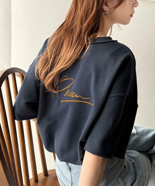 Java（ジャバ）の「《JaVaジャバコラボ》大胆ロゴで魅せる。前後2way裏毛胸元PAEANロゴ半袖Tシャツ（Tシャツ/カットソー）」 - WEAR