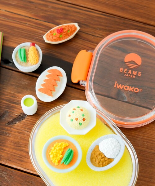 BEAMS JAPAN（ビームス ジャパン）の「iwako × BEAMS JAPAN / 別注 おもしろ消しゴム 弁当 人気メニュー（ステーショナリー）」 - WEAR
