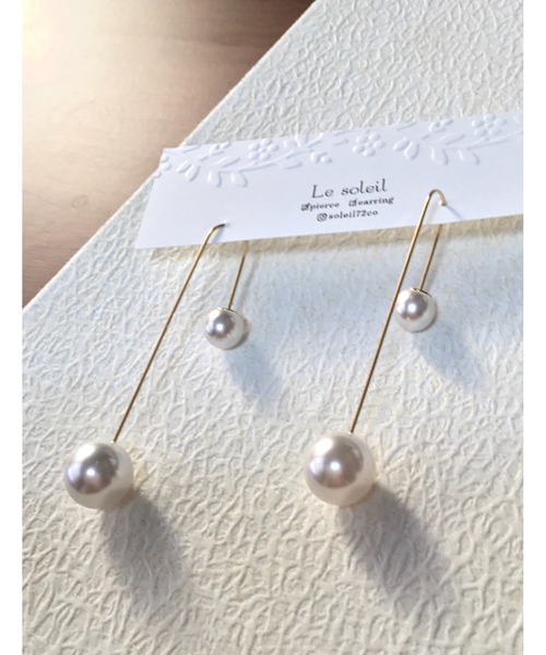 【Le soleil】美麗コンビネーション ピアス(MA)（ピアス（両耳用））｜tone（トーン）のファッション通販 - ZOZOTOWN