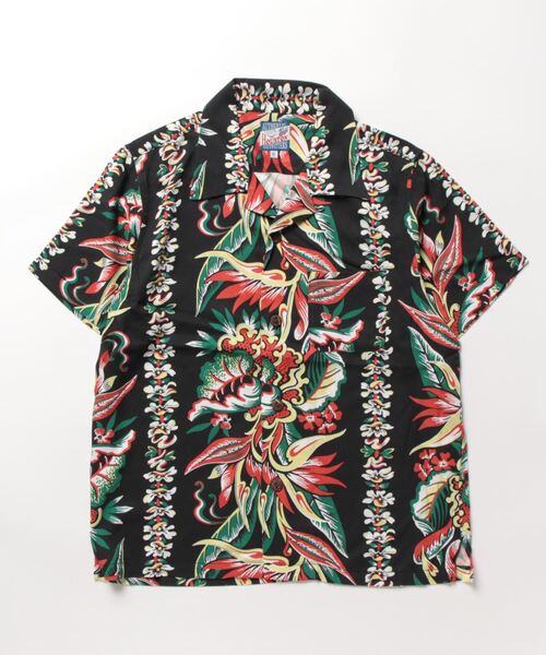 HOUSTON（ヒューストン）の「【HOUSTON】ALOHA SHIRT (BORDER)（シャツ/ブラウス）」 - WEAR