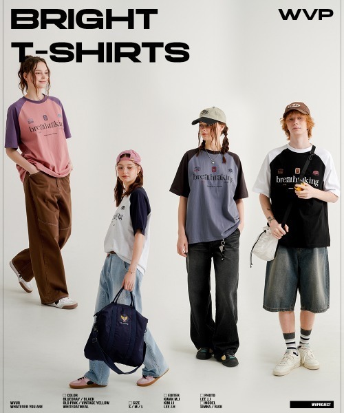 WV PROJECT（ダブリューブイプロジェクト）の「【WV PROJECT】Bright raglan 12sleeve t-shirts ...