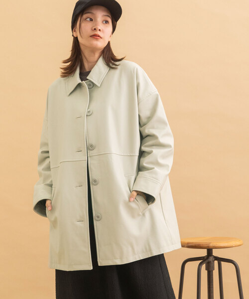 POU DOU DOU（プードゥドゥ）の「フェイクレザージャケット（その他アウター）」 - WEAR