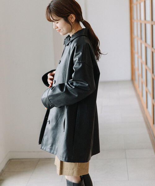 POU DOU DOU（プードゥドゥ）の「フェイクレザージャケット（その他アウター）」 - WEAR