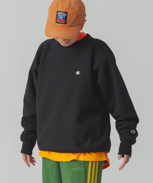 【セール】Champion REVERSE WEAVE R CREW NECK SWEATSHIRT C3-Y033（スウェット ...