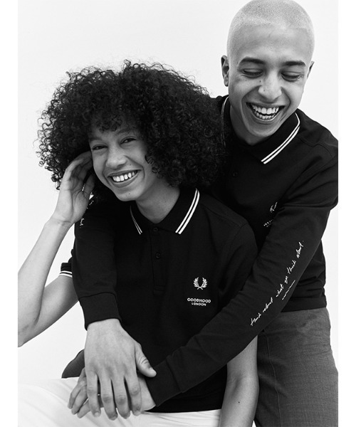 FRED PERRY（フレッドペリー）の「Goodhood_Printed Long Sleeve Polo Shirt（ポロシャツ）」 - WEAR