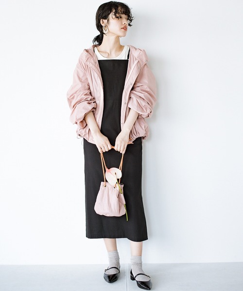 haco!（ハコ）の「haco!×NOKI 花をまとうコラボシリーズ【アンスリウム】巾着バッグ（ショルダーバッグ）」 - WEAR