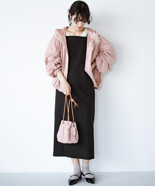 haco!（ハコ）の「haco!×NOKI 花をまとうコラボシリーズ【アンスリウム】巾着バッグ（ショルダーバッグ）」 - WEAR