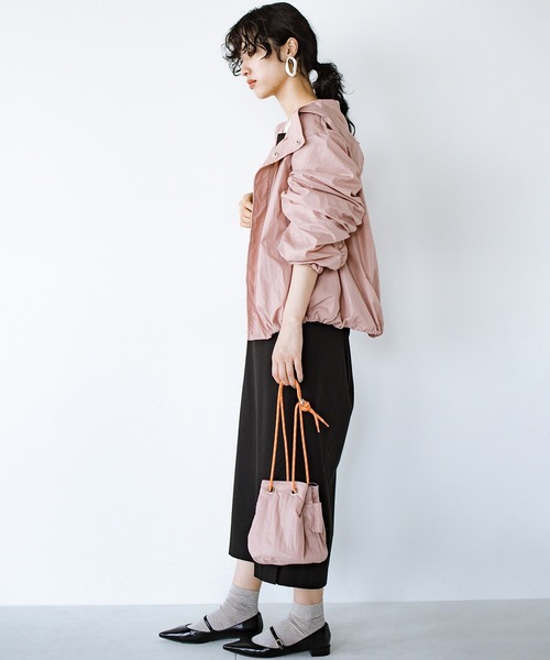 haco!（ハコ）の「haco!×NOKI 花をまとうコラボシリーズ【アンスリウム】巾着バッグ（ショルダーバッグ）」 - WEAR