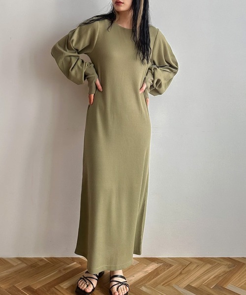 hellam（へラム）の「ボリュームスリーブ ロングワンピース（ワンピース）」 - WEAR