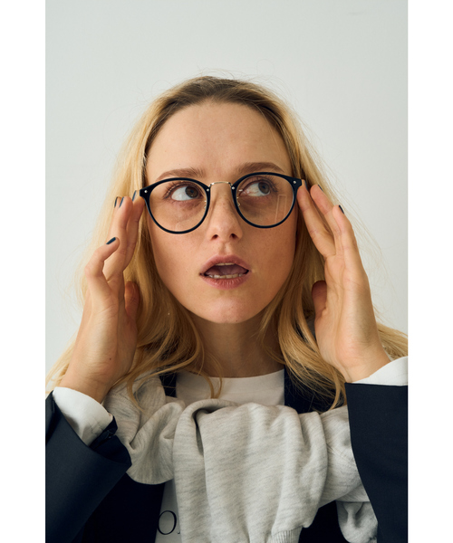 EMMA ROUGE VIF（エマルージュヴィフ）の「【一部店舗限定】ボストンコンビ伊達メガネ（メガネ）」 - WEAR