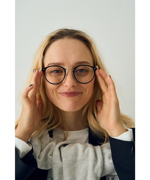 EMMA ROUGE VIF（エマルージュヴィフ）の「【一部店舗限定】ボストンコンビ伊達メガネ（メガネ）」 - WEAR