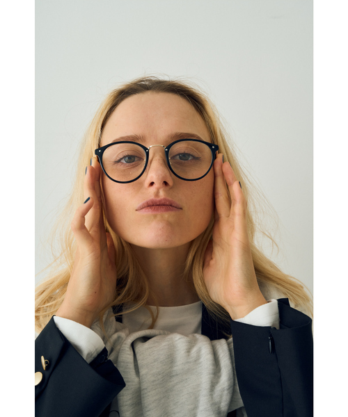 EMMA ROUGE VIF（エマルージュヴィフ）の「【一部店舗限定】ボストンコンビ伊達メガネ（メガネ）」 - WEAR