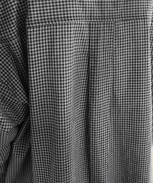 hellam（へラム）の「チェックオーバーサイズシャツ（シャツ/ブラウス）」 - WEAR