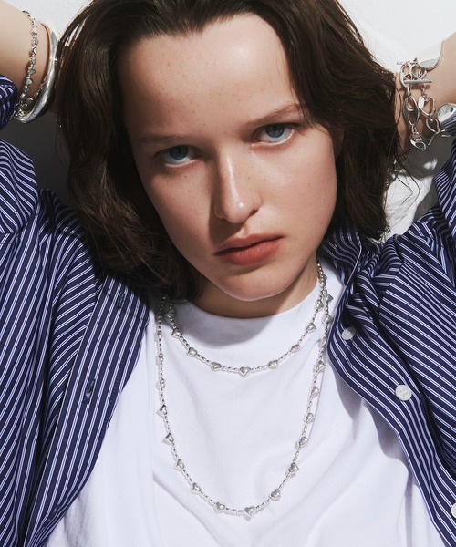 【quip queint】chunky heart necklace/チャンキー ハート ネックレス QU184（ネックレス）｜quip ...