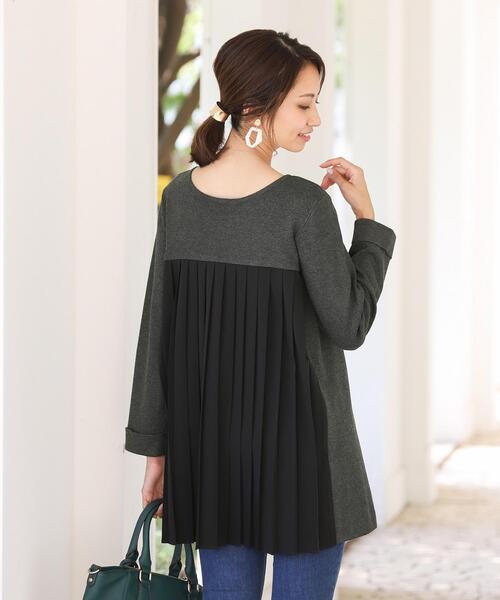 Tiaclasse（ティアクラッセ）の「【洗える】前後着用も可能な2WAYプリーツチュニック（チュニック）」 - WEAR