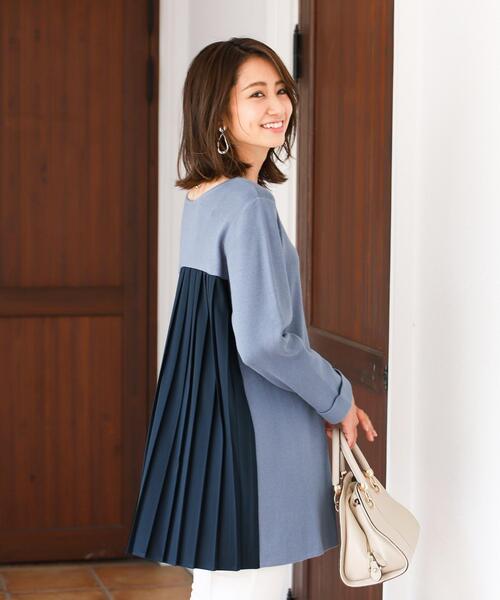 Tiaclasse（ティアクラッセ）の「【洗える】前後着用も可能な2WAYプリーツチュニック（チュニック）」 - WEAR