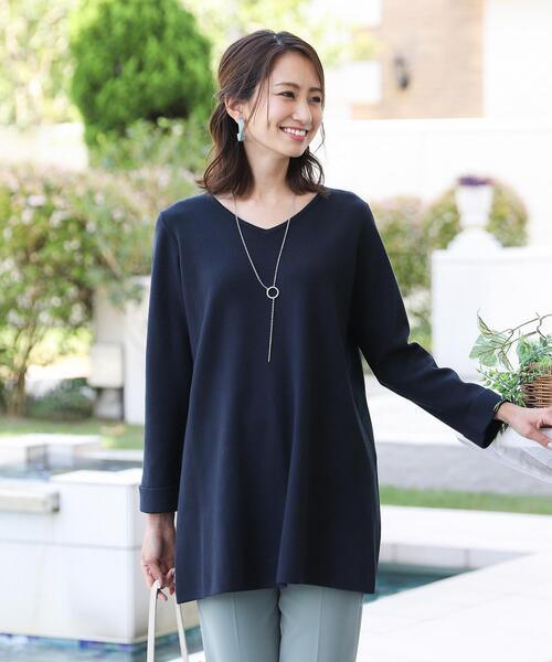 Tiaclasse（ティアクラッセ）の「【洗える】前後着用も可能な2WAYプリーツチュニック（チュニック）」 - WEAR