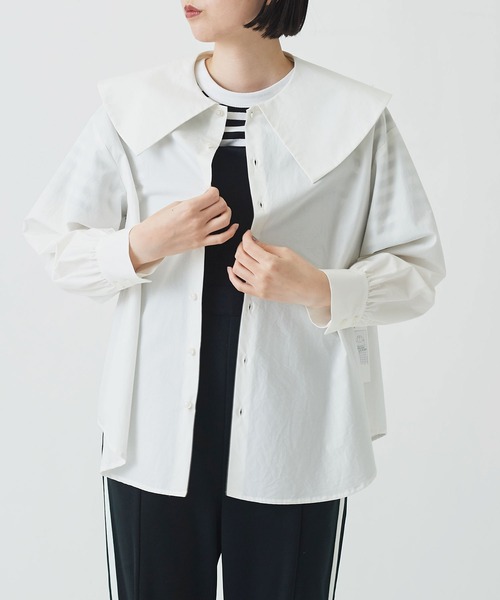 I am I in fact...（アイアムアイインファクト）の「Dumbo collar blouse（シャツ/ブラウス）」 - WEAR