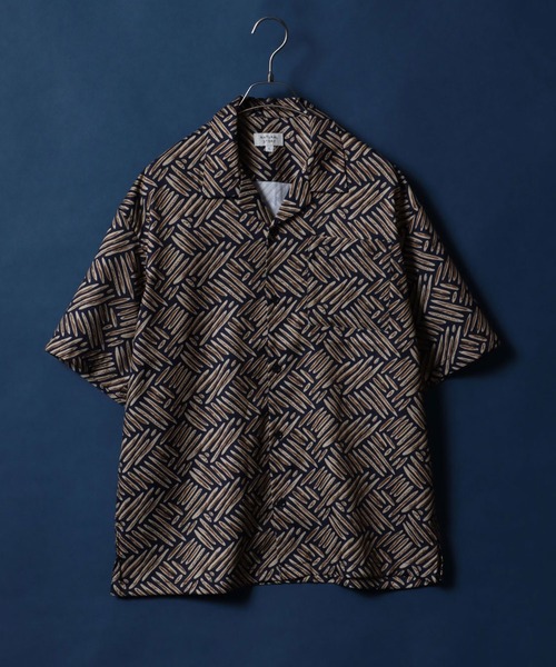 ANPAS（アンパス）の「Total Pattern Print Oversized Open Collar Shirt/総柄 オーバーサイズ ...