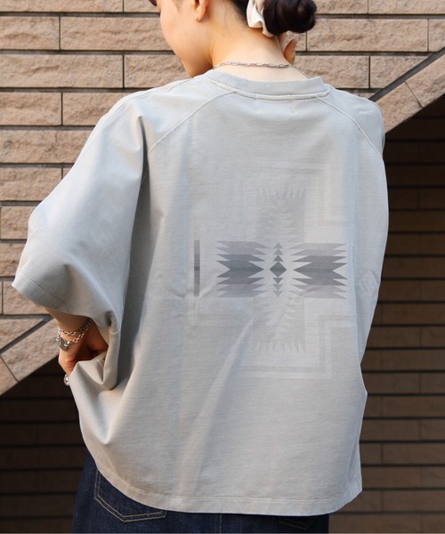 PENDLETON（ペンドルトン）の「PENDLETON/ペンドルトン ピグメント ラグランワイドTEE PIGMENT DYE SPLIT PIGMENT RAGLAN TEE（Tシャツ ...