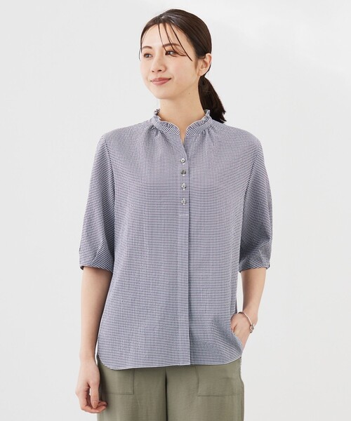 【セール/ブランド古着】半袖ブラウス（シャツ/ブラウス）｜J.PRESS Ladies（J.プレス レディス）のファッション通販 - ZOZOUSED