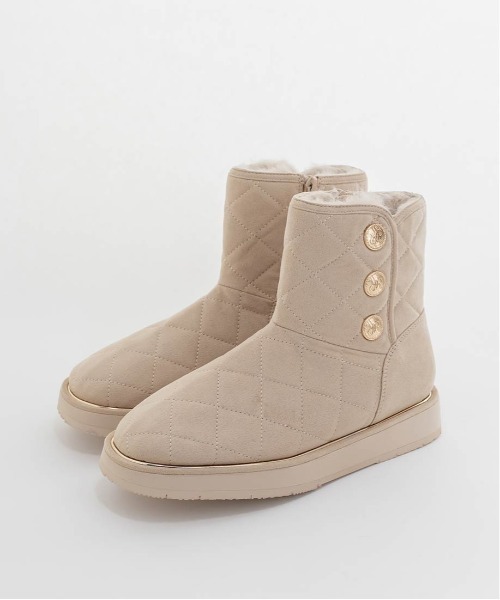 セール】モノグラムパーツキルティングムートンブーツ（ブーツ