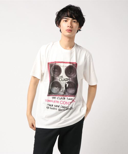 HYSTERIC GLAMOUR（ヒステリックグラマー）の「THE CLASH/COMPLETE CONTROL Tシャツ（Tシャツ ...