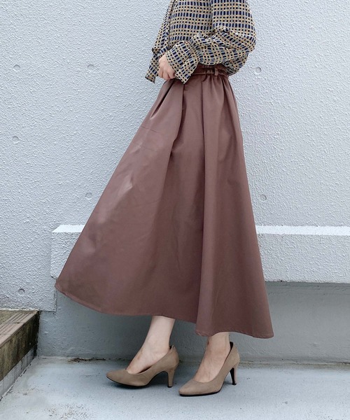 PICCIN（ピッチン）の「【WEB限定】T/Cツイルフレアスカート（スカート）」 - WEAR