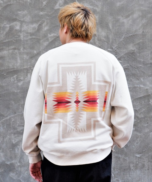 PENDLETON（ペンドルトン）の「PENDLETON/ペンドルトン Raglan Back Print Sweat Pullover ラグランバックプリントスウェットプルオーバー 2175 ...