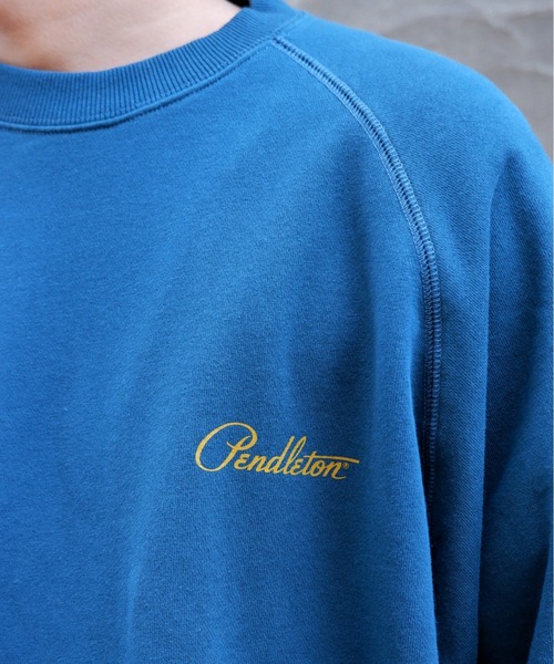 PENDLETON（ペンドルトン）の「PENDLETON/ペンドルトン Raglan Back Print Sweat Pullover ラグランバックプリントスウェットプルオーバー 2175 ...