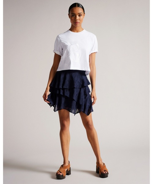 Ted Baker（テッドベーカー）の「TIERI ティアード ミニ スカート（スカート）」 - WEAR