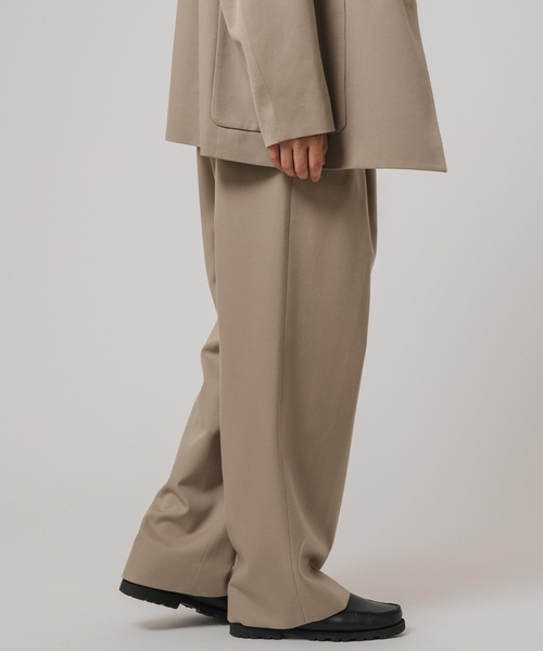 セール】VISTO ギャバ 2プリーツ パンツ【セットアップ着用可