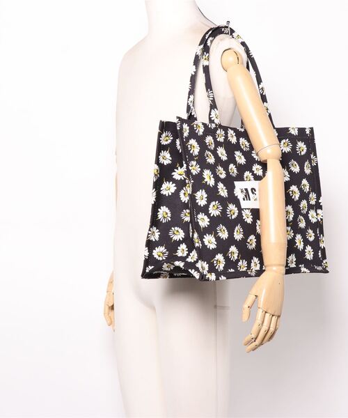 MSGM（エムエスジーエム）の「HYPER DAISY キャンバストートバッグ（トートバッグ）」 - WEAR