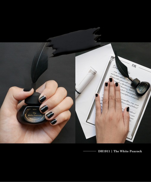 et seq.（エセク）の「【et seq.】DH1911 白孔雀【羽根ペンネイル イージージェル】（マニキュア/ジェルネイル）」 - WEAR