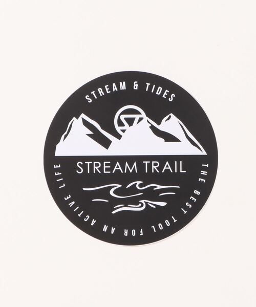 STICKER STREAM&TIDES BLACK・COLOR（ステッカー/テープ）｜STREAM TRAIL（ストリームトレイル）のファッション通販 - ZOZOTOWN
