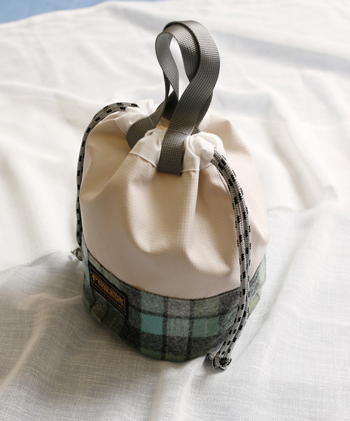 PENDLETON（ペンドルトン）の「PENDLETON ペンドルトン / PD CHECK FABRIC STRING BAG チェックファブリックストリングバッグ エコバッグ サブバッグ ...