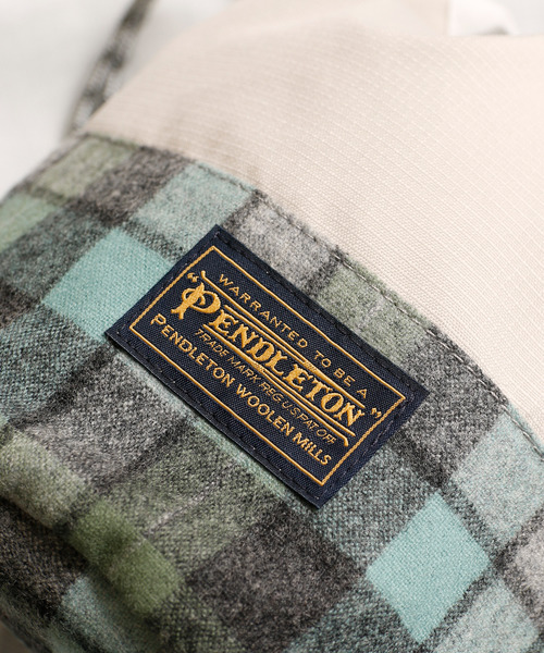 PENDLETON（ペンドルトン）の「PENDLETON ペンドルトン / PD CHECK FABRIC STRING BAG チェックファブリックストリングバッグ エコバッグ サブバッグ ...