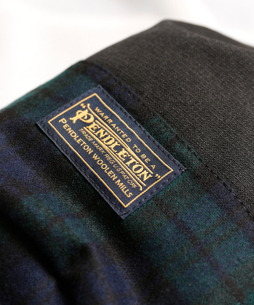 PENDLETON（ペンドルトン）の「PENDLETON ペンドルトン / PD CHECK FABRIC STRING BAG チェックファブリックストリングバッグ エコバッグ サブバッグ ...