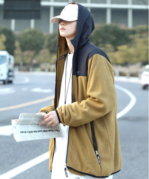 neos（ネオス）の「【neos -addictive design-】FIRST DOWN the basic マイクロフリース 撥水加工 ジップパーカー（パーカー）」 - WEAR