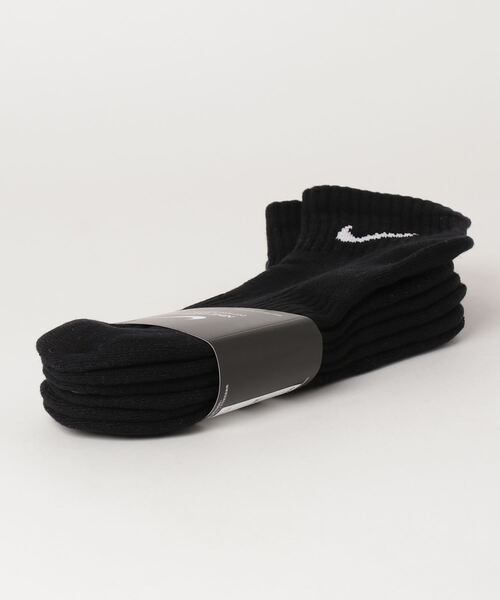 NIKE（ナイキ）の「NIKE 3P Everyday Cushion quarter Socks SX7667-010/100（ソックス ...