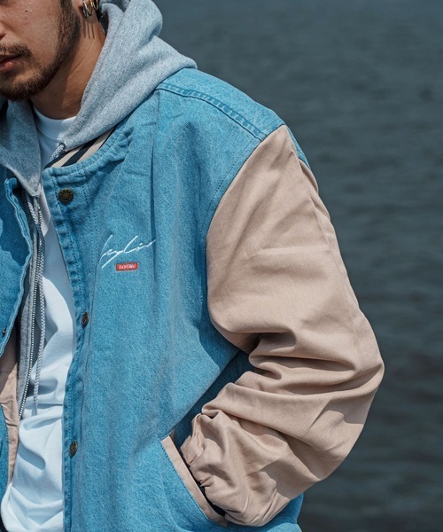 Leyline（レイライン）の「【Leyline】Denim wash jacket（その他アウター）」 - WEAR