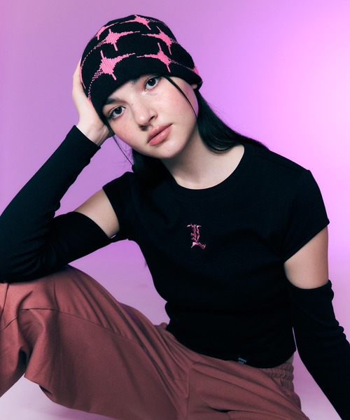 LUV IS TRUE（ラブイズトゥルー）の「LUV IS TRUE × atmos pink RC L LOGO SUNGRIP TEE ...